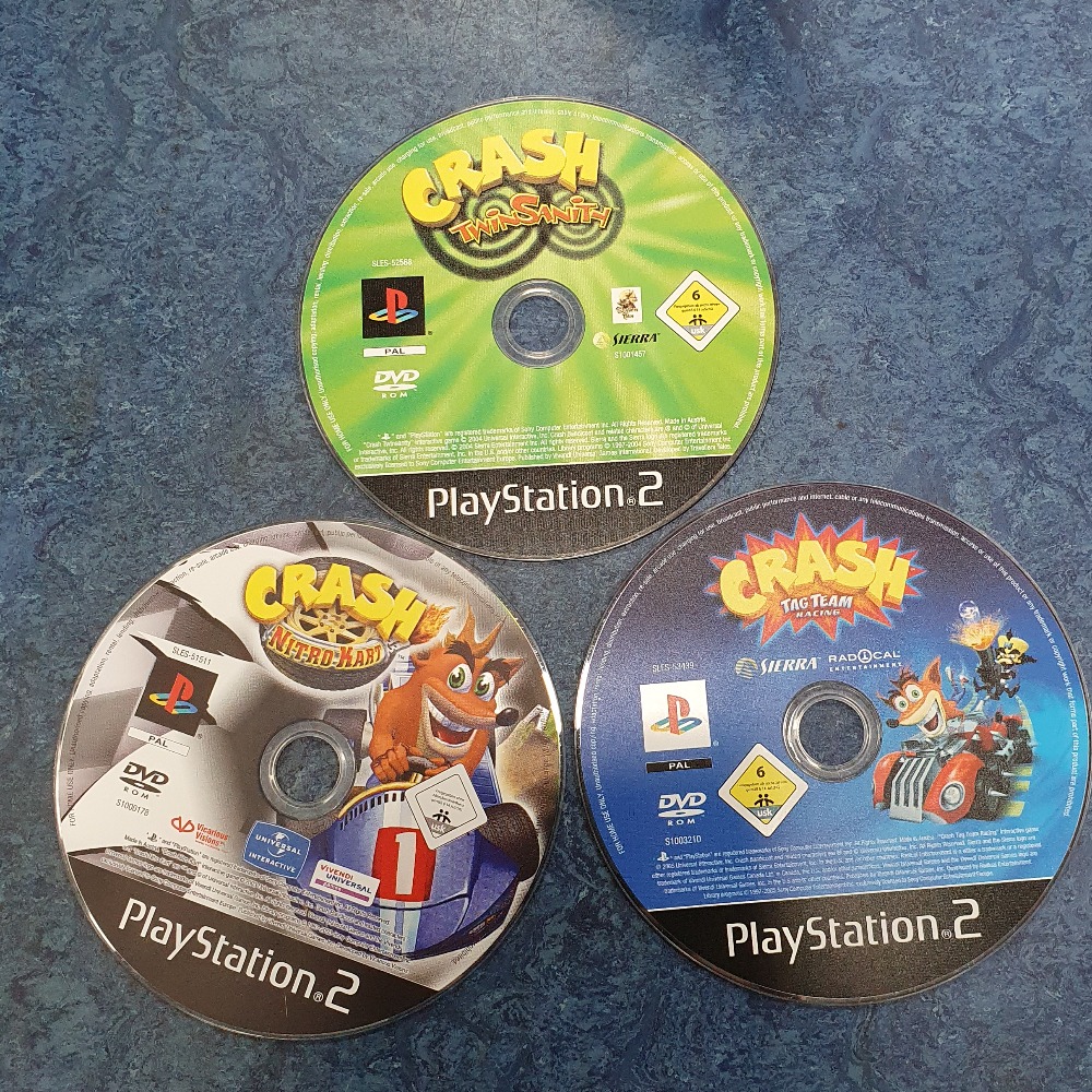 Playstaion 2 PS2 Game Crash Bandicoot Action Pack - Own4Less